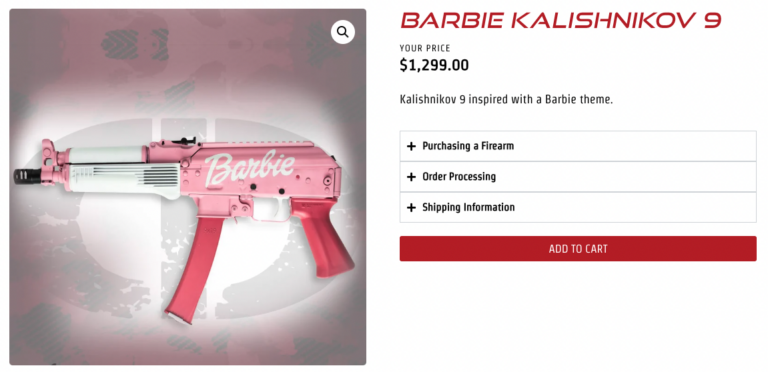 Custom Gun Shop Debuts Barbie AK - The Smoking Gun | The Smoking Gun